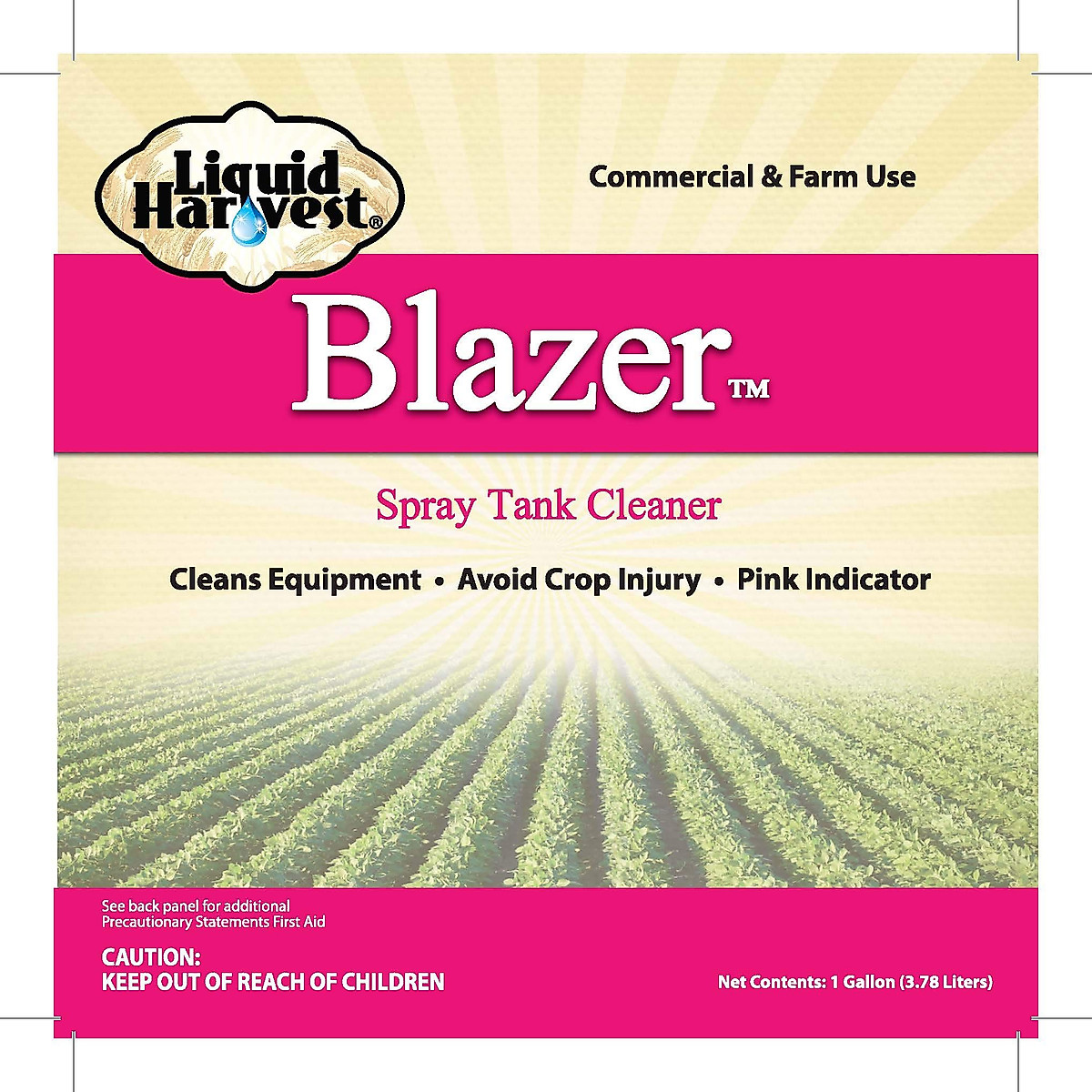 Liquid Harvest Blazer Spray Tank Cleaner, Gallon (128oz), for Cleaning All Chemical Solution Residue - Spray Tank Cleaner for Gardening and Lawn
