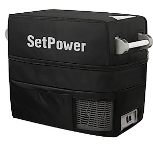 Setpower Insulated Protective Cover for AJ40 or AJ50 Portable Refrigerator Freezer, suitable for AJ40 AJ50 Both, Flexible Model