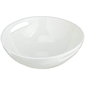 10 Strawberry Street Whittier 13.5"/96 Oz Handled Bowl, White