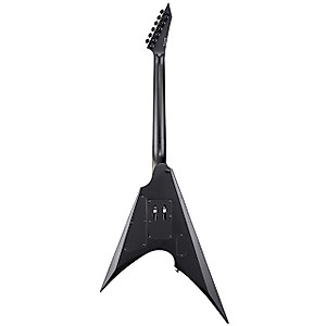 ESP LTD Arrow Black Metal Electric Guitar, Black Satin