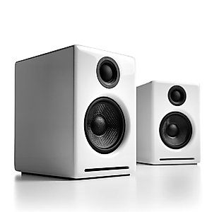 Audioengine A2+ 24 Bit Wireless Bluetooth Desktop Speakers - 60W Computer Speakers for Music and Gaming