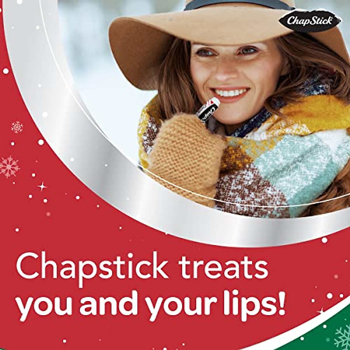 12 Days of ChapStick Holiday Advent Calendar Lip Balm Gift Set, Lip Care - Pack of 12