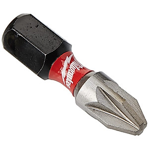 Milwaukee 4932472041 PZ2 25 Piece Shockwave Screwdriver Bits 25mm