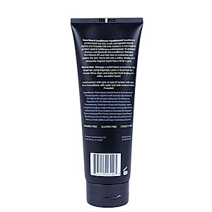 ZEUS Beard Conditioner Wash, Cleansing & Moisturizing Beard Wash with Green Tea & Natural Ingredients to Soften Beard – 8 oz. (Made in USA) Sandalwood