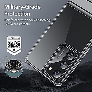 ESR for Samsung Galaxy S23 Case, Boost Kickstand S23 Case with 3 Stand Modes, Military-Grade Drop Protection, Supports Wireless Charging, Shockproof Slim Phone Cover with Patented Kickstand, Clear