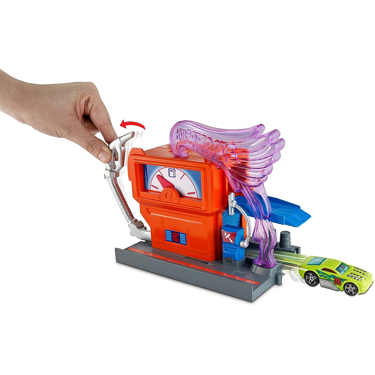 Hot Wheels City Downtown Super Fuel Stop Play Set, Multicolor