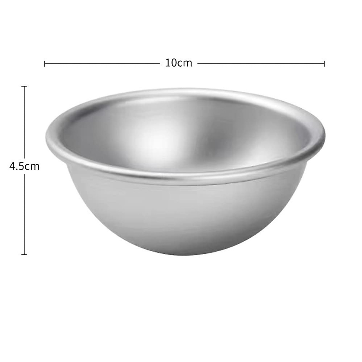 XIYUAN 6 Pack of 4 inch Cake Pans, Mini Cake Pans, Round Cake Pans Aluminium Cake Pans - Suitable For Chocolate, Cake, Jelly, Pudding, Hand Soap, Candy, Etc Cake Baking Moulds