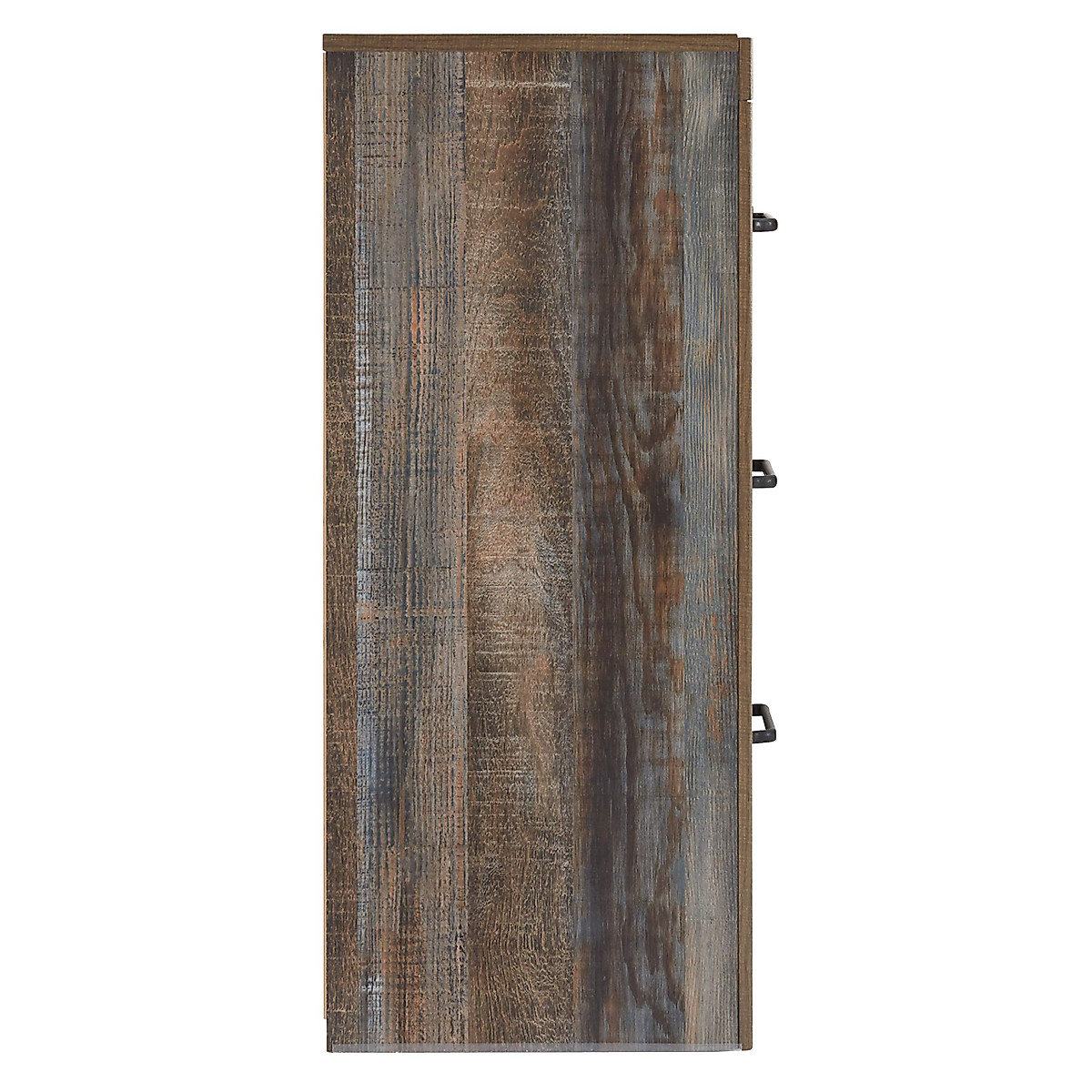 Signature Design by Ashley Drystan Rustic Industrial 6 Drawer Dresser, Weatherworn Brown