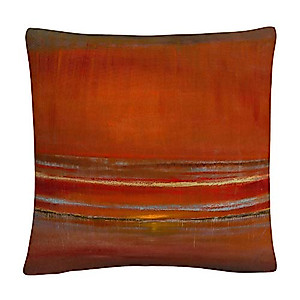 Trademark Fine Art Red Horizon' Abstract Bold Industrial by Masters Fine Art
