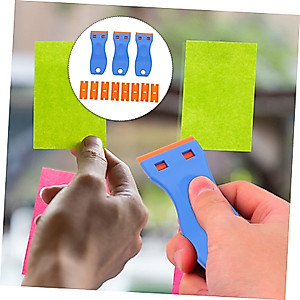 Zerodeko 3pcs Degumming Razor Car Plastic Razor Adhesive Plastic Razor Plastic Razor Remover Glass Decals Razor Glass Plastic Razor Scraper Sticker Scraper Window Plastic Scraper