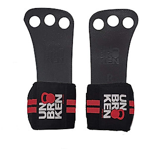 Professional Crossfit Specific Weightlifting Heavy Duty Gloves with Wrist Straps, Protect Your Hands and Get the Most From Your Lifts, Presses, Gymnastics Rings, Pull-ups (black, S/M)