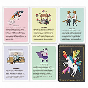 Knock Knock Affirmators! Deluxe Deck: 100 Affirmation Cards Deck - Affirmation Cards to Help You Help Yourself Without The Self-Helpy-Ness