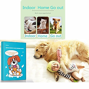 DALLYOUGU Single Use Waterless Pet Wipes Hypoallergenic for Bathing Paws and Butt,NO-Rinse Formula - No Shampoo Or Rinsing Required Cat Wipes,Use Dog Paw Wipes, Ears, Body and Eye