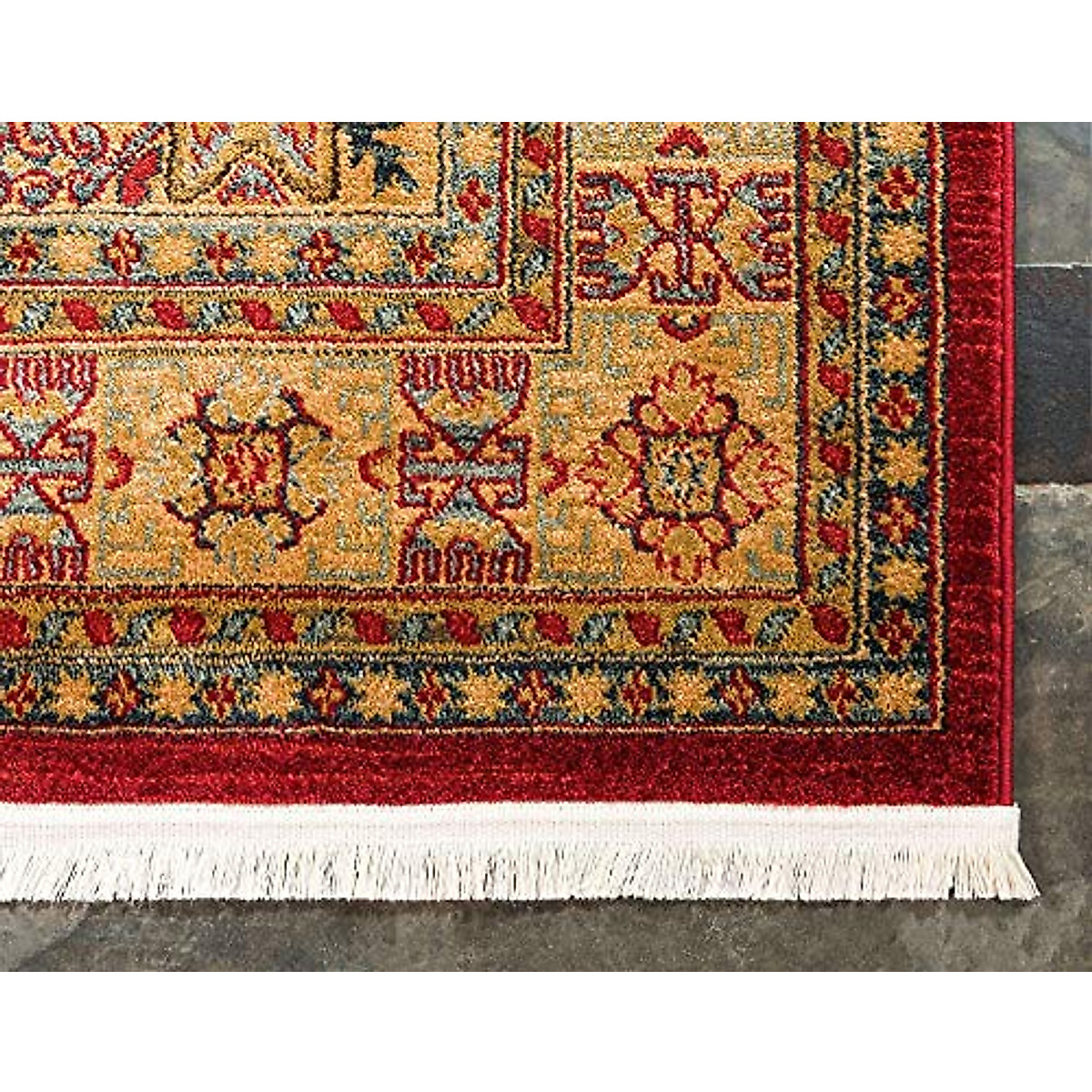 Unique Loom Sahand Collection Traditional Geometric Classic Navy Blue Area Rug (2' 2 x 3' 0)