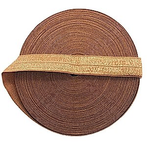 SELCRAFT 5yards/Lot 5/8" 15mm Elastic Band Multicolor Fold Over Spandex Elastic Ribbon for Sewing Lace Trim Waist Band Garment Accessory num.110