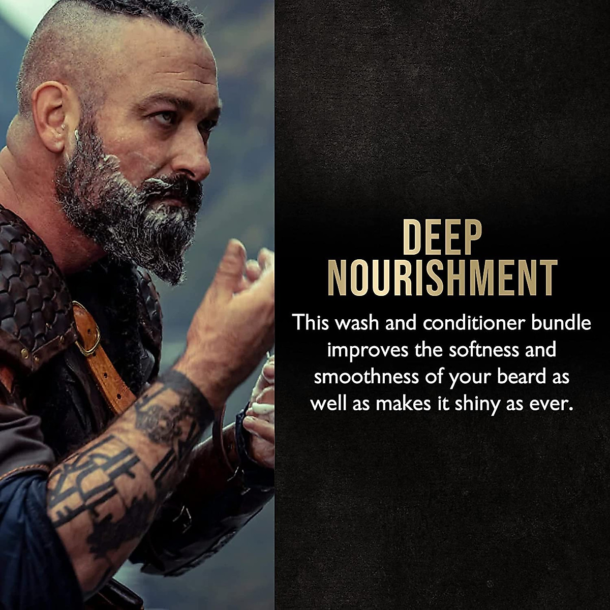 The Beard Struggle Radiance Beard Wash - Deep Clean & Hydrated Beard Care - Viking Beard Shampoo for Men (8 Fl oz) - Silver Collection- Gold Collection - Platinum Collection