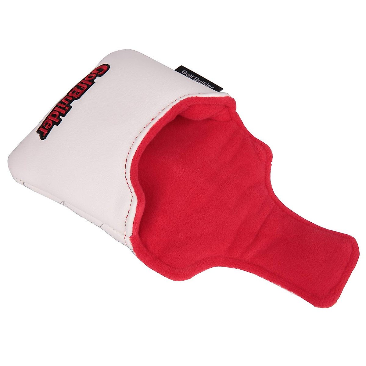 Golf Builder Spider Embroidery Golf Club Square Mallet Cover Spider Mallet Cover (White)