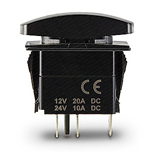 CH4X4 Rocker Switch V2 Release The Kraken Symbol 2 - Blue Led