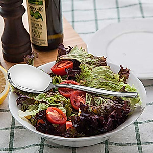 Idotry 8-Piece Stainless Steel Buffet Serving Spoon, Large Serving Spoon