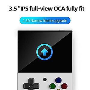 Miyoo Mini Plus Retro Handheld Game Console 3.5-inch IPS Screen with WiFi and 10000+ Games (Purple 128G)