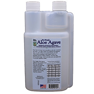Doc Hoag’s Aloe Vera + Agave Natural Holistic Dog Supplements for Hair & Weight Loss - Also for Puppies, Cats & Other Small Animals by Original Udder Balm
