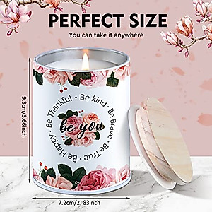 1 Pack Candle Gift for Women Friend You are Awesome Mother's Day Gifts for Her Women Lavender Scented Candles Jar Candles Inspirational Gifts Birthday Gifts for Mother Friend Coworkers