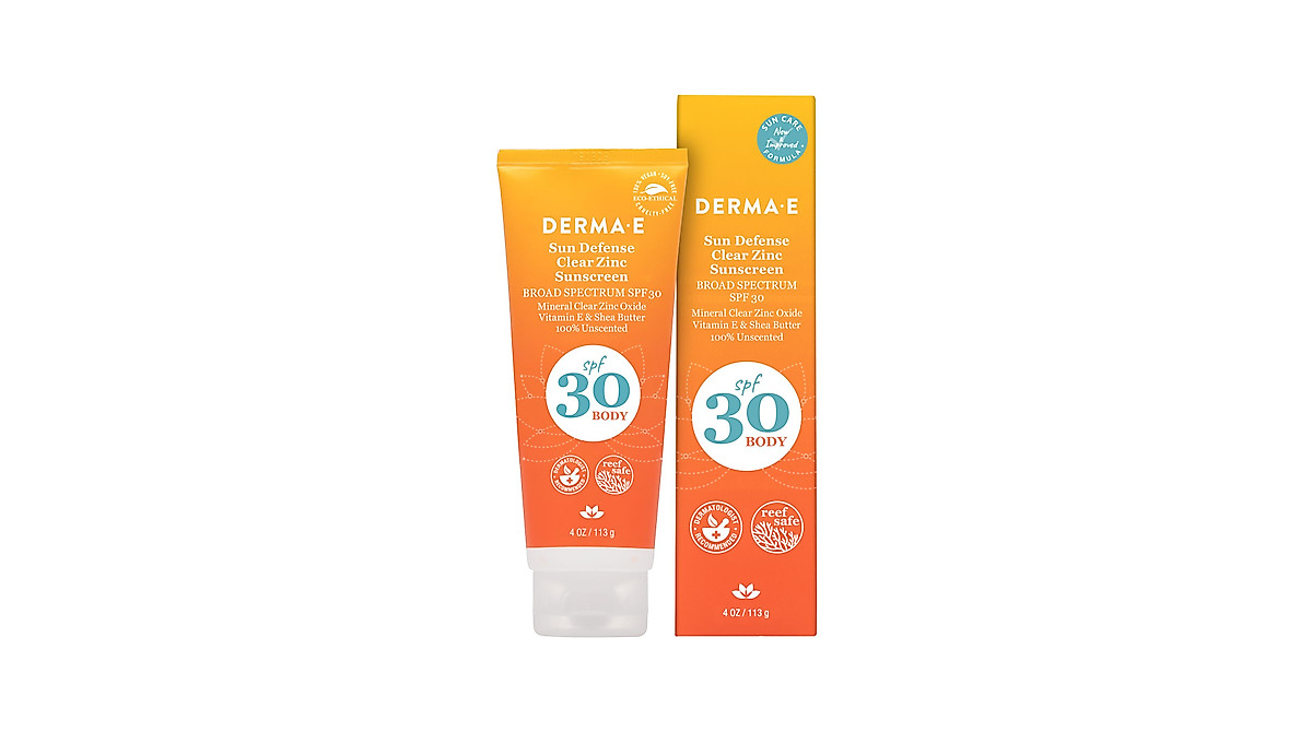 DERMA E SPF 30 Mineral Sunscreen for Body | Anti-Aging Defense