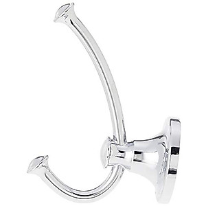 Delta Faucet 132890, Bathroom Accessories, Silverton Towel Hook, Polished Chrome