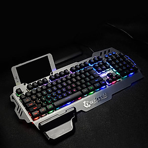 SOLUSTRE Gaming backlit keyboard wireless keyboards Laptop Keyboard keybar Laptop Accessory Notebook Keyboard desktop keyboard keybord wireless keyboard for laptop Metal Accessories abs