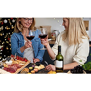 CHOMKIT Charcuterie Boards Set, Premium Bamboo Cheese Board and Knife Set, Meat/Cheese Tray, 23 Entertaining Accessories, Gift for Christmas, Housewarming, Anniversary