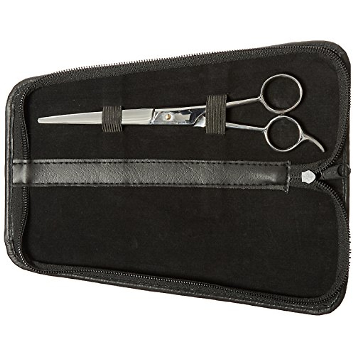 Tamsco Tesco Bird Feather Scissor with Rest 7.5-Inch Japanese Stainless Steel Semi-Convex Edge Micro Serrated Great for Grooming Bird Feathers