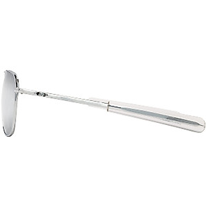 AO Original Pilot Sunglasses - Silver - SunFlash Silver Mirror SkyMaster Glass Lenses - Bayonet Temple - Polarized - 57-20-140