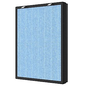HSP002 Replacement Filter Compatible with HSP002 Smart True HEPA Air Cleaner Purifier 2.0 4-in-1 Filtration of H13 True HEPA Filter and Activated Carbon Filter