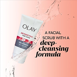 Face Wash by Olay Regenerist Advanced Anti-Aging Pore Scrub Cleanser (5.0 Oz) and Micro-Sculpting Face Moisturizer Cream (1.7 Oz) Skin Care Duo Pack, Total 6.7 Ounces Packaging may Vary