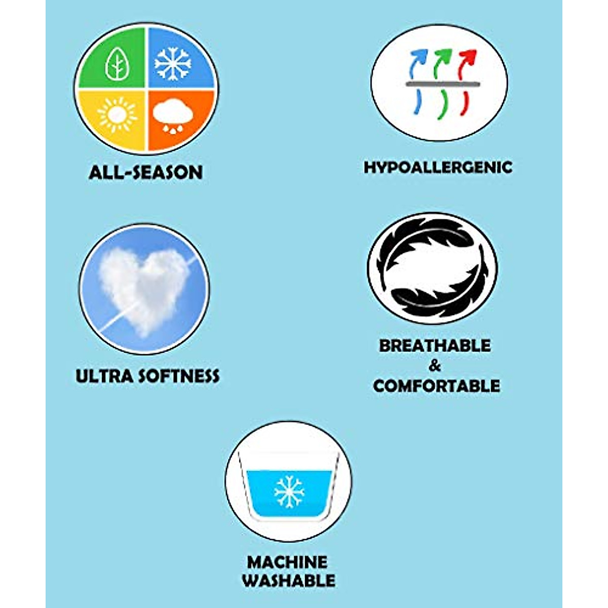 Luxurious, Softest, Coziest 10-PIECE Bed-in-a-Bag Sunflower Comforter Set, Silky Soft Complete Comforter Set Includes Bed Sheet Set with Double Sided Storage Pockets Featured, Full/Queen, Dusty Rose