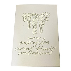 WOWPAPERART Wisteria Tree Sympathy & Condolence Card (Original) - 3D Pop Up Greeting Card