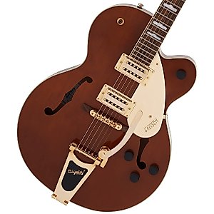 Gretsch G2410TG Streamliner Hollow Body Single-Cut and Gold Hardware Single Barrel w/Bigsby