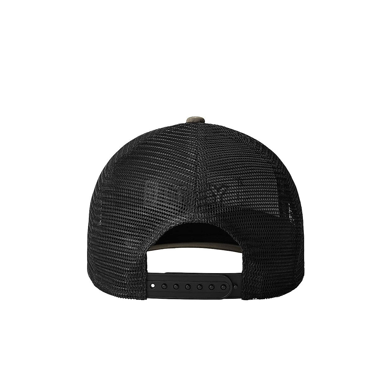 YETI Bear Badge Trucker Hat, Sharptail Taupe/Black, One Size