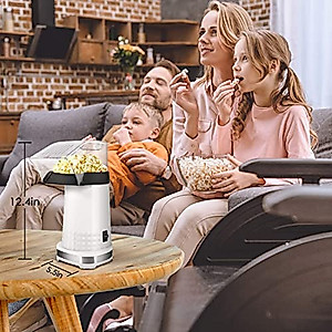 Popcorn Machine, High Pop Rate Hot Air Popcorn Maker with Measuring Cup Etl Certified, 2 Minutes Fast Making Popcorn Popper, BPA Free, No Oil Mini Popcorn Machine, Air Popper Popcorn Poppers for Home
