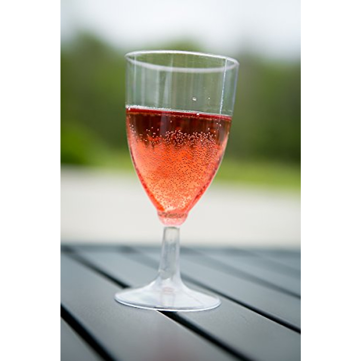 Party Essentials WINEBOX-6 Hard Plastic 1-Piece Wine Glass, 8-Ounce Capacity, Clear (Case of 48)