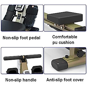 Rowing Machines Rowing Machine Indoor Exercise Equipment with 12 Level Adjustable Resistance HD Data Display Cardio Fitness Equipm