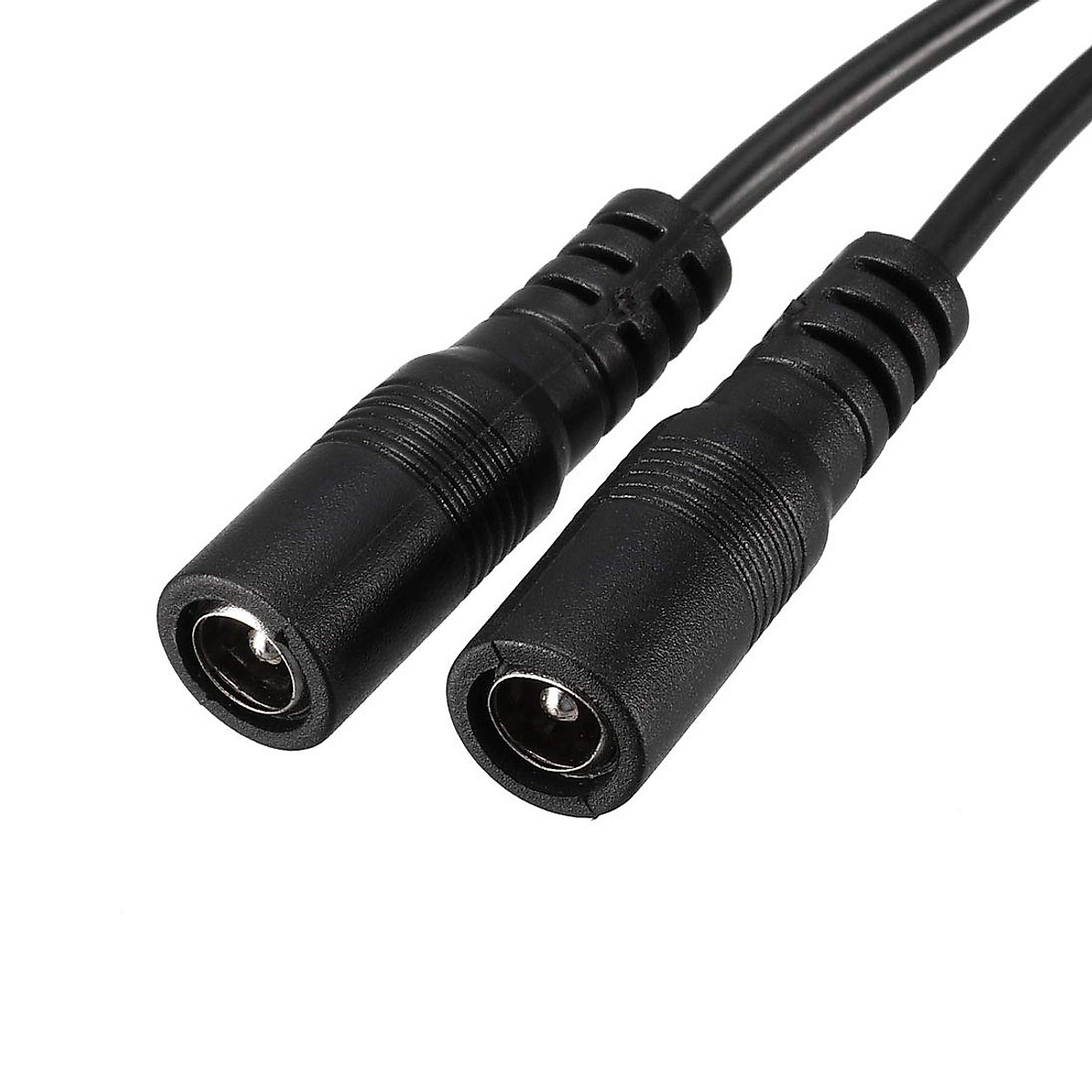 uxcell 1 Male to 2 Female 5.5mm x 2.1mm 32cm DC Power Splitter Cable for Router, LED Lights & More Electronics Devices