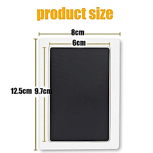 Baby Inkless Handprint Footprint Ink Pads Small Pet Paw Print Ink Kits, Non-Toxic for Family Keepsake and Baby Gift(4 Ink Pads and 8 Imprint Cards)