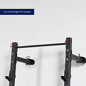 Titan Fitness X-3 Series 91in Wall Mounted Folding Power Rack, 21in Depth Space Savings Rack, Folds up to 8â€ from the Wall