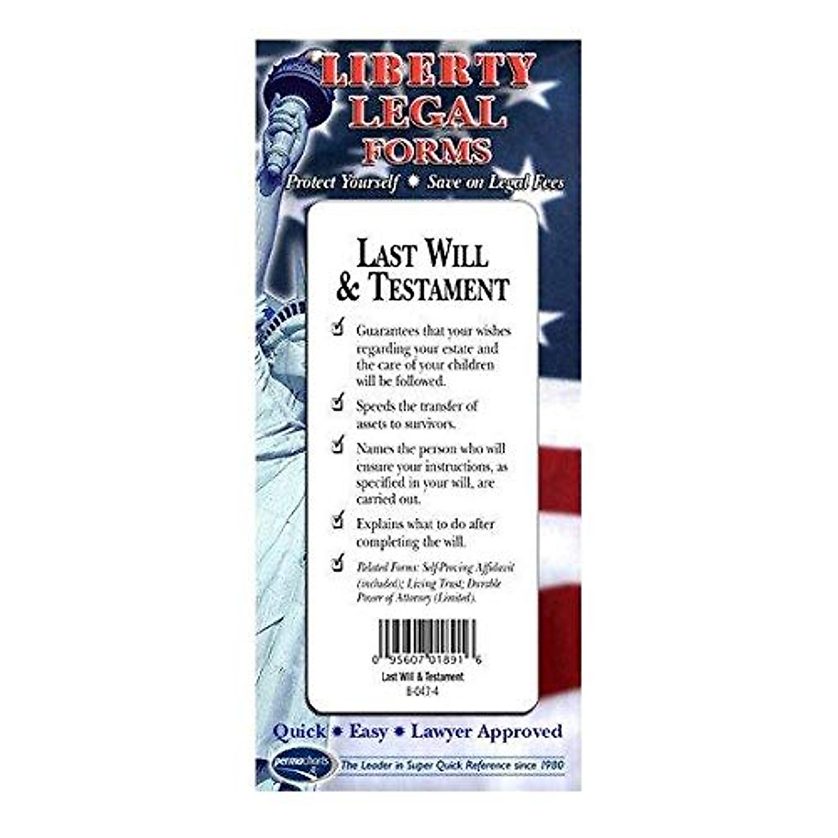 Last Will & Testament Forms - USA - Do-it-Yourself Legal Forms by Permacharts