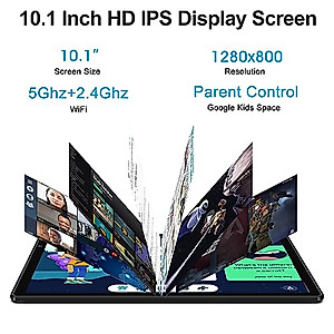 2023 Tablet 10 inch Android 13 Tablets with Octa-Core, 14GB RAM 128GB ROM, 8000mAh Battery, Drop-Proof Case, TF 512GB, HD IPS Touchscreen, 5G/2.4G WiFi, Bluetooth 5.0, GPS, Split Screen Support -Pink