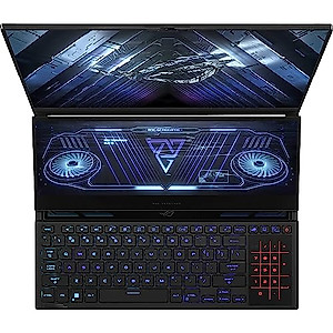 ASUS ROG Zephyrus Duo 16 Gaming Laptop 16'' 165Hz IPS Touchscreen WUXGA (1920x1200) (AMD Ryzen 7 6800H, 64GB DDR5, 2x1TB PCIe SSD RAID 0 (2TB), GeForce RTX 3060, Win11Home) w/Hub