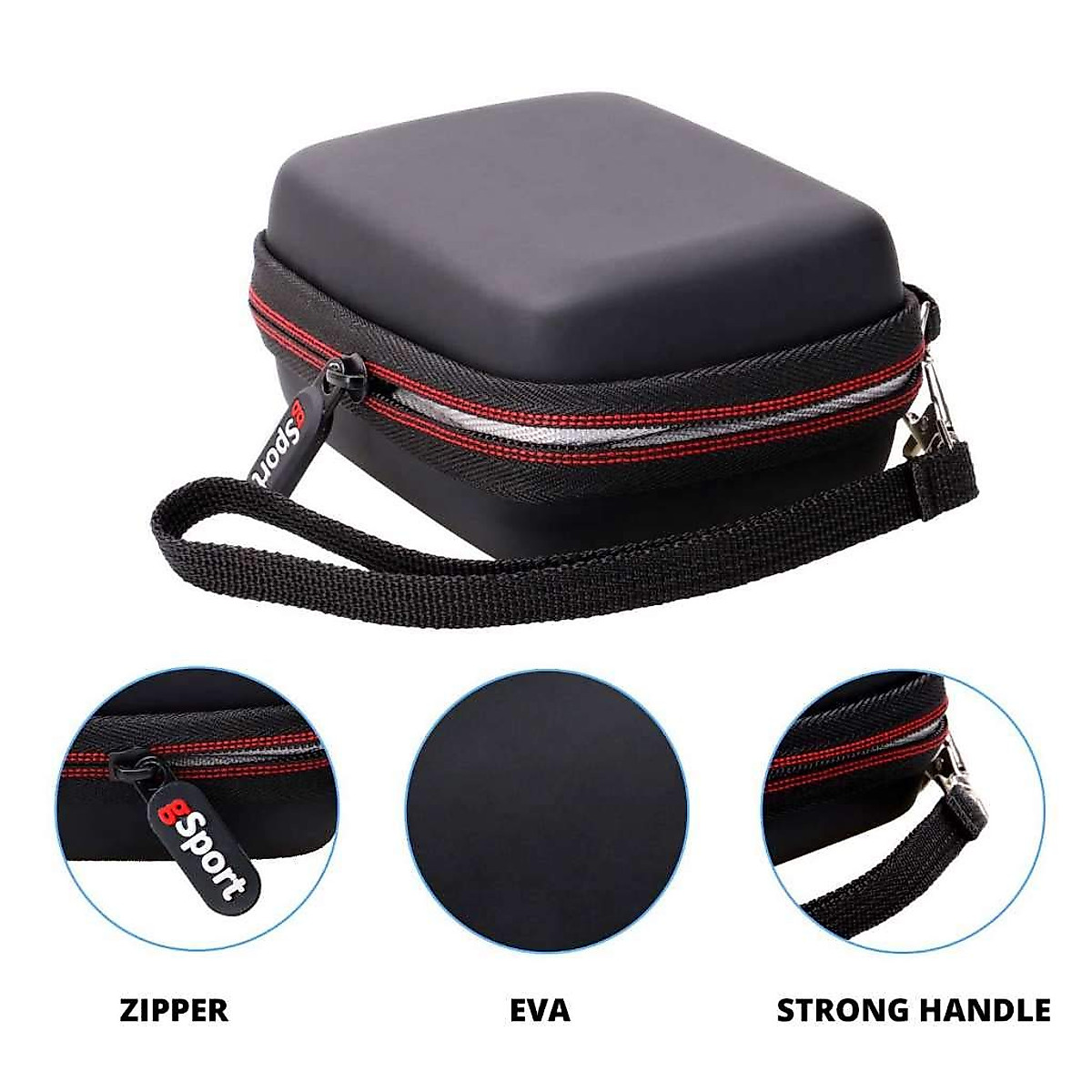 JBL Endurance PEAK 3 Waterproof True Wireless in Ear Sport Headphones with gSport Hardshell Case (Black)