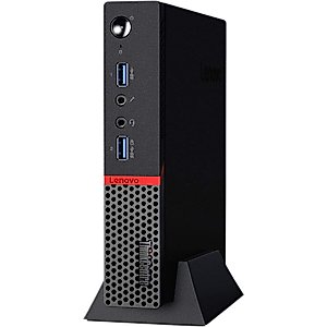 Lenovo ThinkCentre M900 Tiny Business PC, Intel Quad Core i5 6500T up to 3.1GHz, 16G DDR4, 512G SSD, WiFi, BT 4.0, Windows 10 Pro 64-Multi-Language Support English/Spanish/French (Renewed)