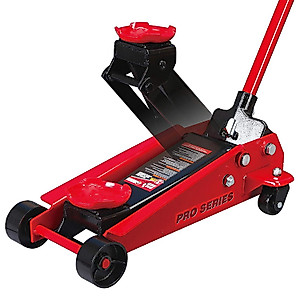 BIG RED T83002 Torin Pro Series Hydraulic Floor Jack with Single Quick Lift Piston Pump, 3 Ton (6,000 lb) Capacity, Red